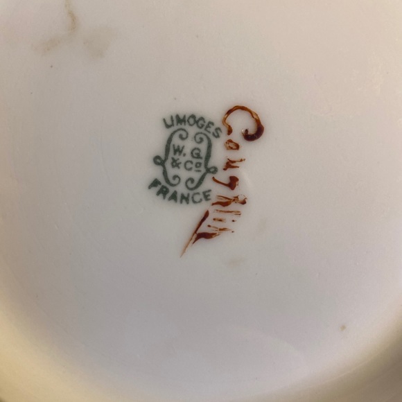 Limoges | Accents | Authentic Limoges Handpainted Bowl W Signature ...